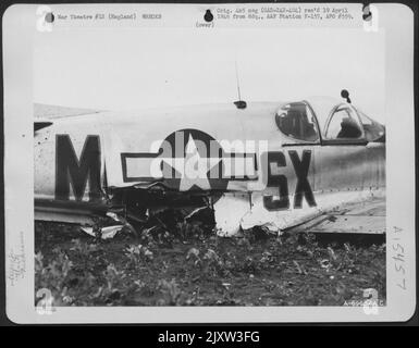 Wreckage Of The North American P-51 'Lucky Leaky Ii' (A/C 2103363) Of ...