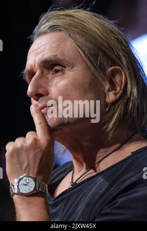 Nacho Cano attends the "Malinche" Musical at Ifema in Madrid. (Photo by ...