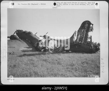 This Boeing B-17 "Flying Fortress" Was Damaged Beyond Repair When 500 ...