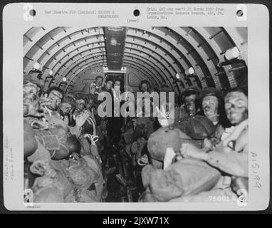 Preparations For The Invasion Of France - Paratroopers Of The 439Th ...
