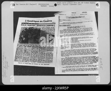 Capt. John V. Keck, Ordnance Officer At The Chelveston Air Base ...