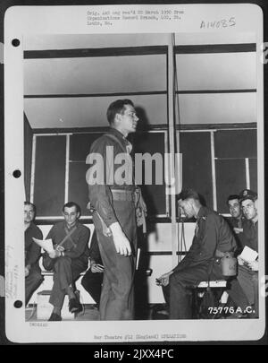 Colonel Young And Crew Of The 439Th Troop Carrier Group Study Their ...