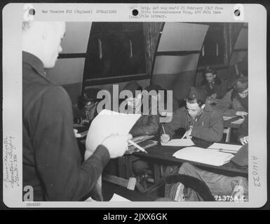The Navigators Of The 390Th Bomb Group Are Carefully Familiarized With ...