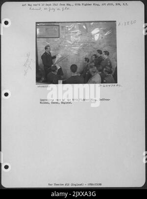 Operations Room at Headquarters Fighter Command Stock Photo - Alamy