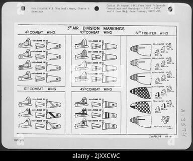 Combat Aircraft Markings Of Us Army 8Th Af 2Nd Air Division. 2Nd, 14Th ...