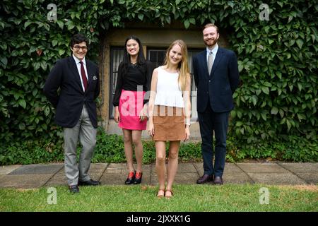 Dean of Graduate House Antone Martinho-Truswell (second left) with ...