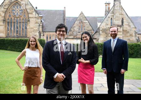 Dean of Graduate House Antone Martinho-Truswell (second left) with ...
