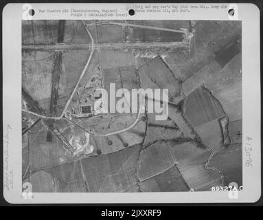 Aerial View Of The Bomb Dump At 91St Bomb Group At Bassingbourne ...