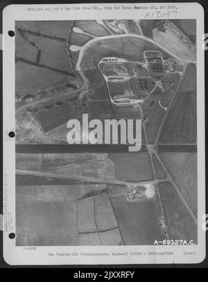 Aerial View Of The Bomb Dump At 91St Bomb Group At Bassingbourne ...