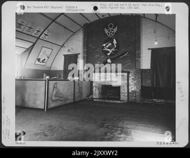 Pilots Of The 364Th Fighter Group, 67Th Fighter Wing, Pose In Front Of ...