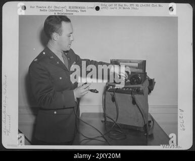 Major Howard L. Nussbaum Of New York City, Chief Of The Radio Section ...