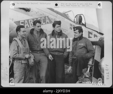 Major Gravette Of The 339Th Fighter Group Is Presented An Award By Brig ...