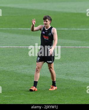 Zak Butters is seen during a Port Adelaide Power training session at ...