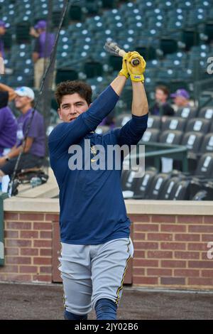 Milwaukee Brewers infielder Luis Urias poses during spring training ...