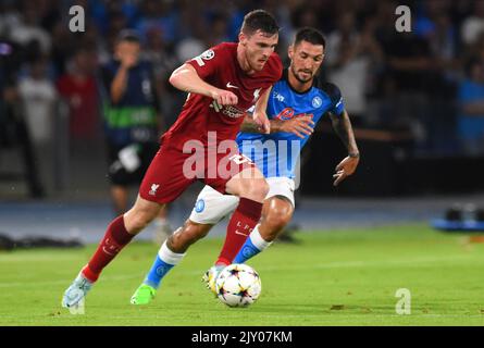 Napoli's Matteo Politano in action during the Serie A soccer match ...