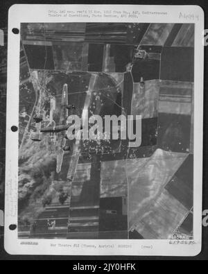 Bombing Of Aircraft Factory At Schwechat Airdrome, 8 Miles S.E. Of ...