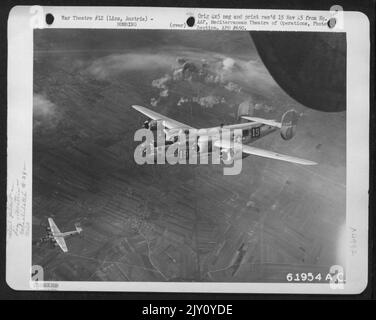 Bombing Of The Herman Goering Steel Works At Linz, Austria, By ...