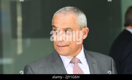 Former Victorian detective Charlie Bezzina leaves the Victorian Royal ...