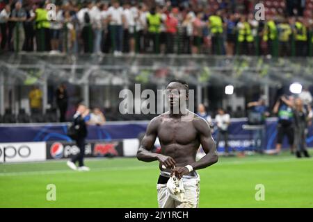 Mailand, Italy. 07th Sep, 2022. Soccer: Champions League, Inter Milan ...