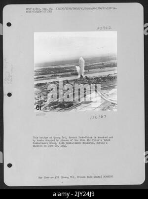 Bombs Dropped By Planes Of The 14Th Air Force's 491St Bombardment ...