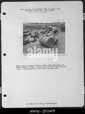 Major Louis E. Scherck, Houston, Texas, 40Th Bomb Group, Xx Bomber ...