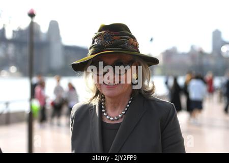 Jill Hickson Wran and former prime minister John Howard along with his ...