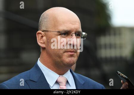 Victorian MP Danny O?Brien speaks to reporters on the steps of the ...