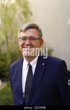 Newly elected QLD LNP Senator Paul Scarr poses for a photo at ...