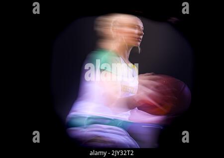 Australian Wheelchair basketballer Amber Merritt poses for a portrait ...