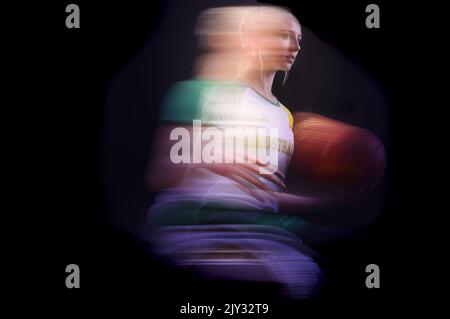 Australian Wheelchair basketballer Amber Merritt poses for a portrait ...