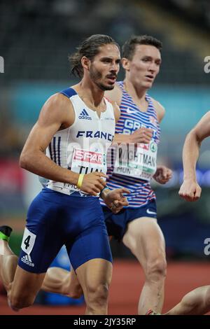 Gabriel Tual participating in the 800 meters of the European Athletics ...