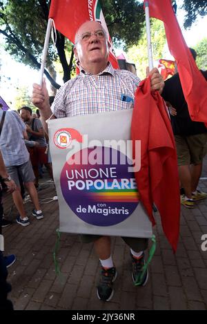 Rome, Italy. 07th Sep, 2022. Luigi De Magistris, leader of the left ...
