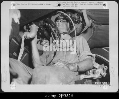 Boeing B-29 Of The 444Th Bomb Group, Xx Bomber Command, Landing At A ...