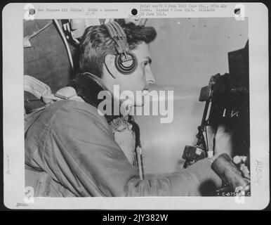 Boeing B-29 Of The 444Th Bomb Group, Xx Bomber Command, Landing At A ...