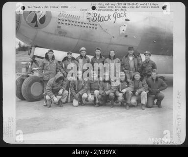 This Boeing B-29 Of The 444Th Bomb Group, Xx Bomber Command, Has Just ...