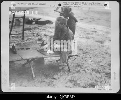 Boeing B-29 Of The 444Th Bomb Group, Xx Bomber Command, Landing At A ...