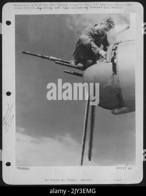 This Boeing B-29 Of The 444Th Bomb Group, Xx Bomber Command, Has Just ...