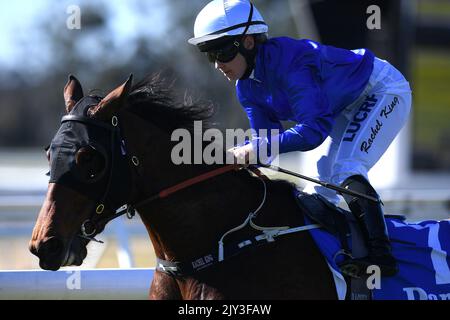 Jockey Rachel King rides Special Snap to victory in race 1 the Shooting ...