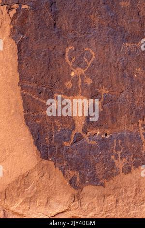 Moab Man Petroglyph Moab Man is the name given to describe this ...