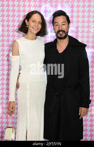 Marina Didovich and Steven Chee pose for a photograph during the David ...