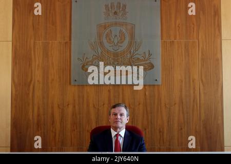 New SA coroner David Whittle poses for a photograph at Coroner's Court ...