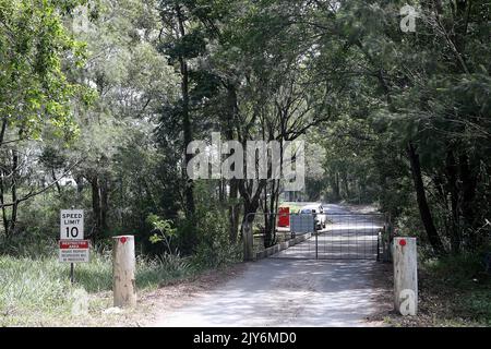 The entrance to the Meramist Abattoir in Caboolture, north of Brisbane ...