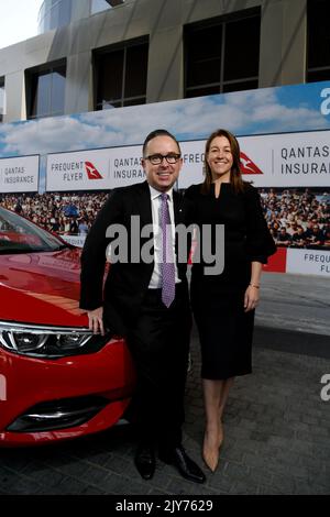 Qantas Loyalty CEO Olivia Wirth speaks during a Frequent Flyer program ...
