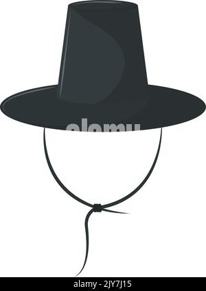 Gat, traditional Korean hat. Isolated vector clip art illustration ...