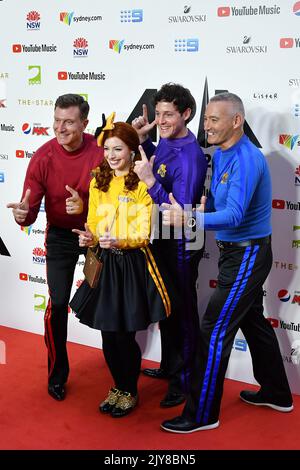 The Wiggles arrive at the 33rd Annual ARIA Music Awards at The Star in ...