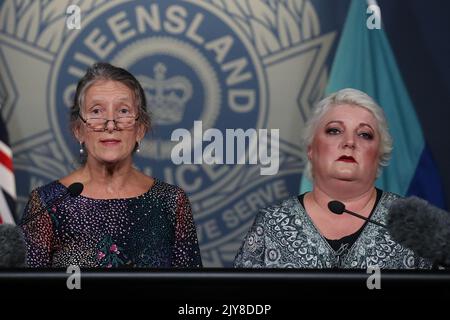 Sisters of Gaye Baker, Robyn Johnson (left) and Annette Williscroft ...