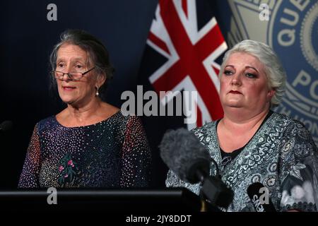 Sisters of Gaye Baker, Robyn Johnson (left) and Annette Williscroft ...