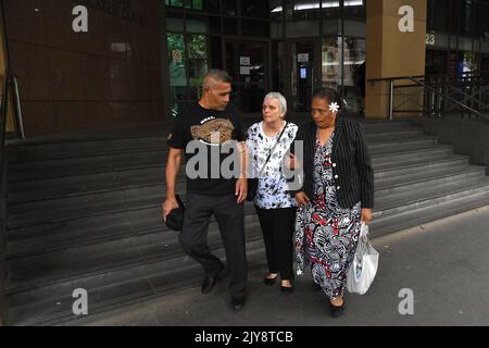 Family of Benjamina Togiai depart the Melbourne Magistrates Court ...