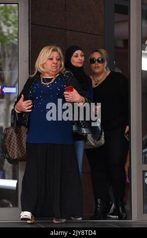 Associates of Ali El Nasher depart the Melbourne Magistrates Court ...