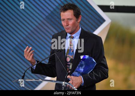 2020 Local Hero winner Bernie Shakeshaft poses for a photograph after ...